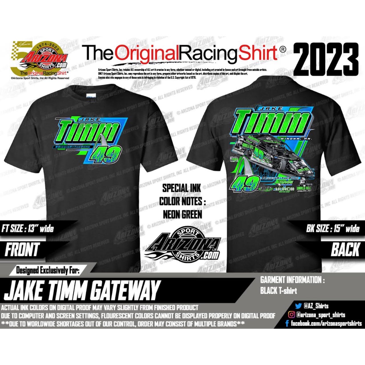Apparel & Accessories | Jake Timm Racing
